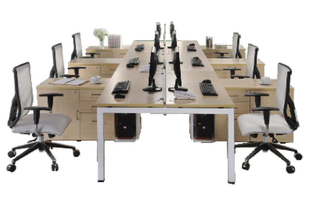 Vienna Series 4-Way Workstation | Infinity Furniture Limited
