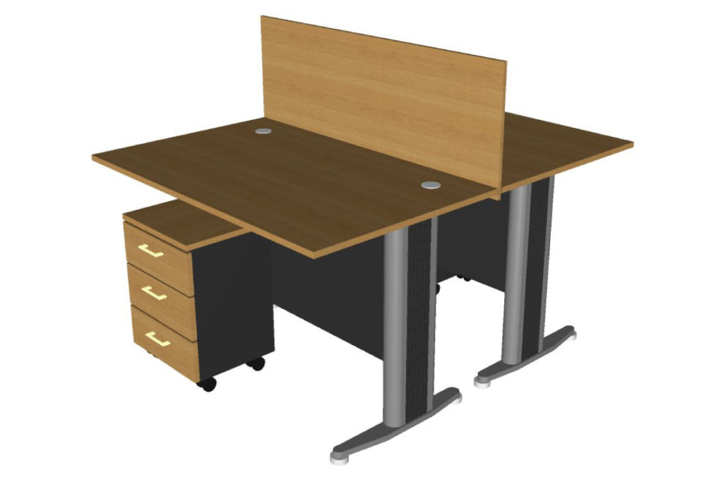 Neo Series 2-Way Workstation | Infinity Furniture Limited